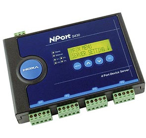 NPort 5430I w/ adapter MOXA - цена, описание, характеристики - ИнСАТ